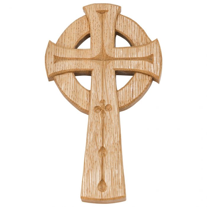 Celtic Carved Cross for Priest