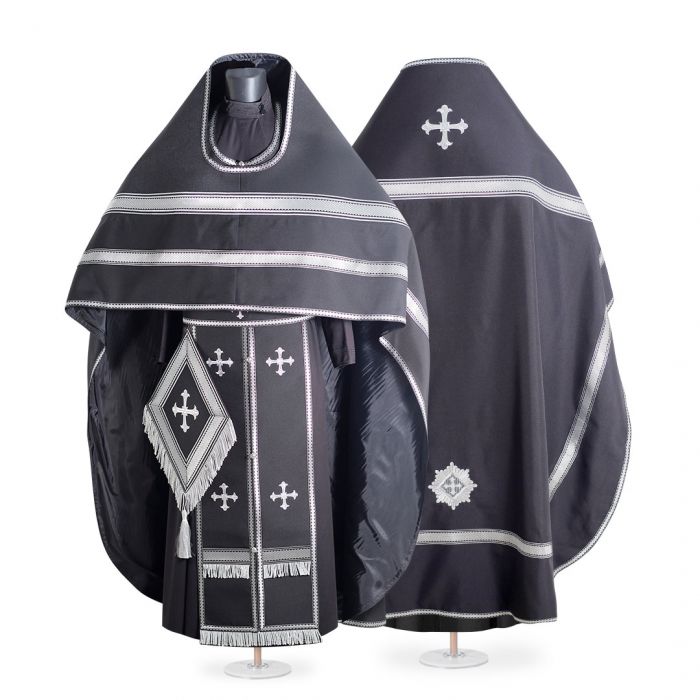 Russian-style Priest Vestment for the Great Lent