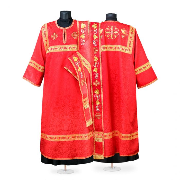 Deacon Vestment with Phoenix and Grapes Embroidery| Catalog of High ...