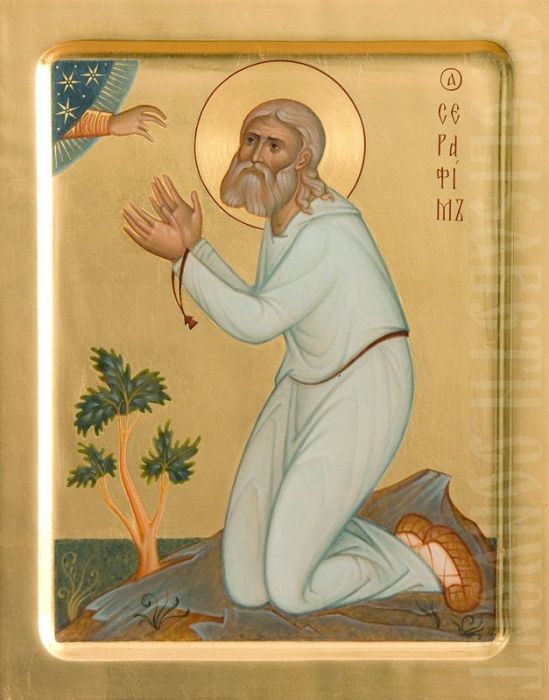 St Seraphim of Sarov Icon - Hand-Painted Icon