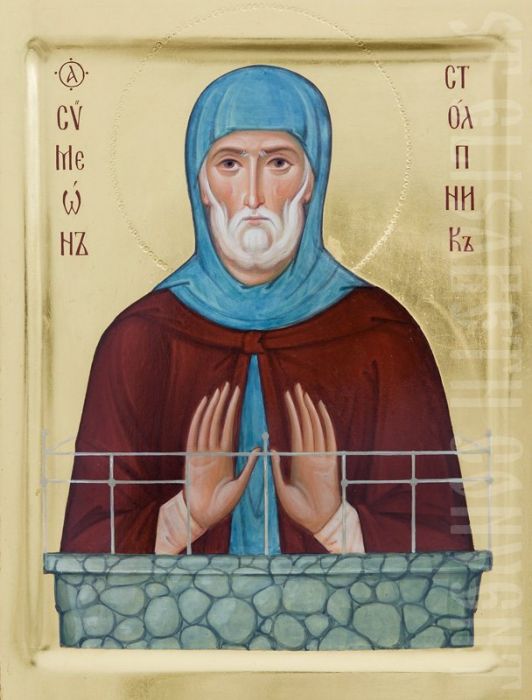 Waist-Long Icon of St Symeon Stylites - St Elisabeth Convent