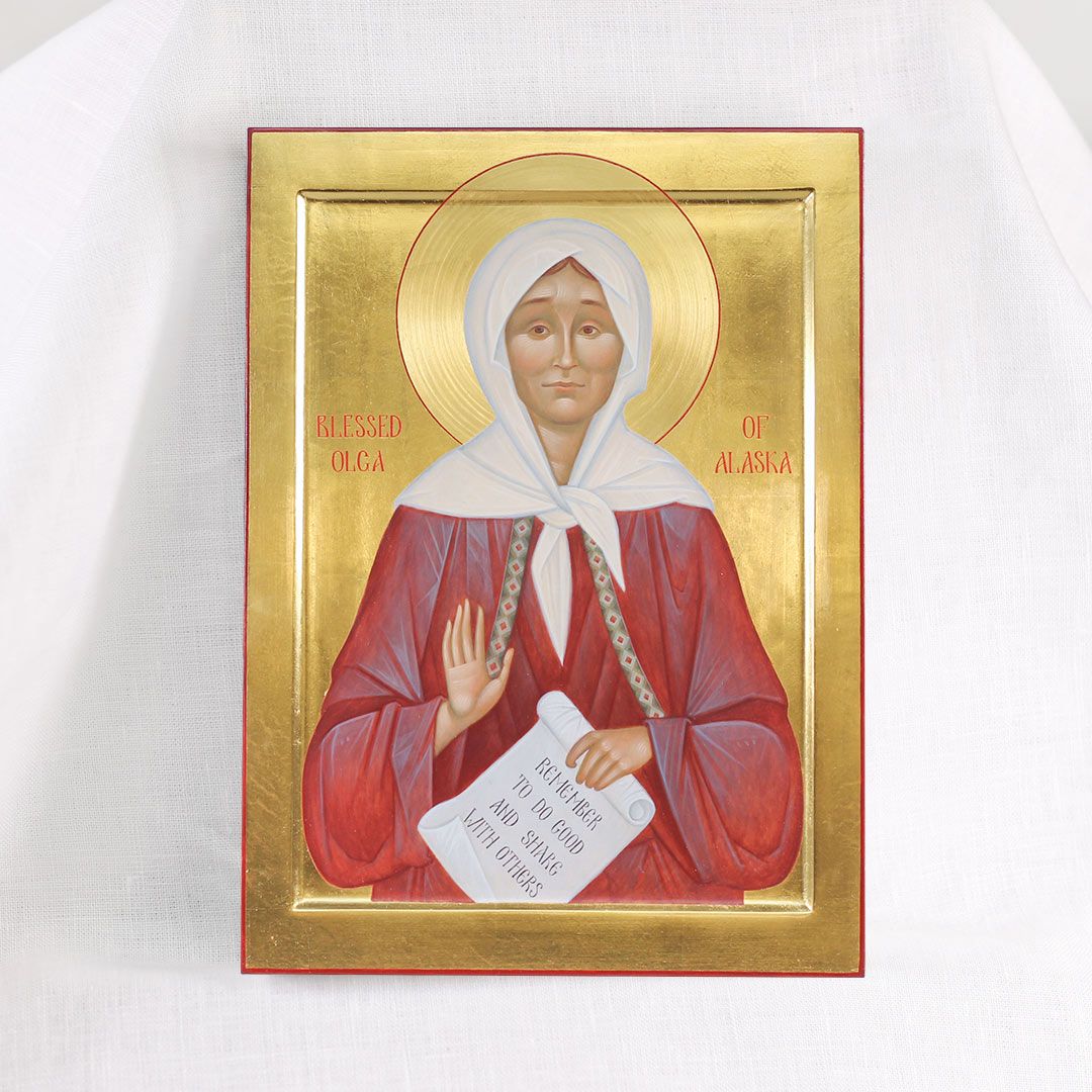 Hand-painted Icon of Blessed Matushka Olga of Alaska order