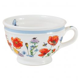 Ceramic Cup with Flowers and Butterflies - Ceramic Gifts buy