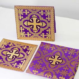 Liturgical Set: Chalice Veil, Burse, Pall
